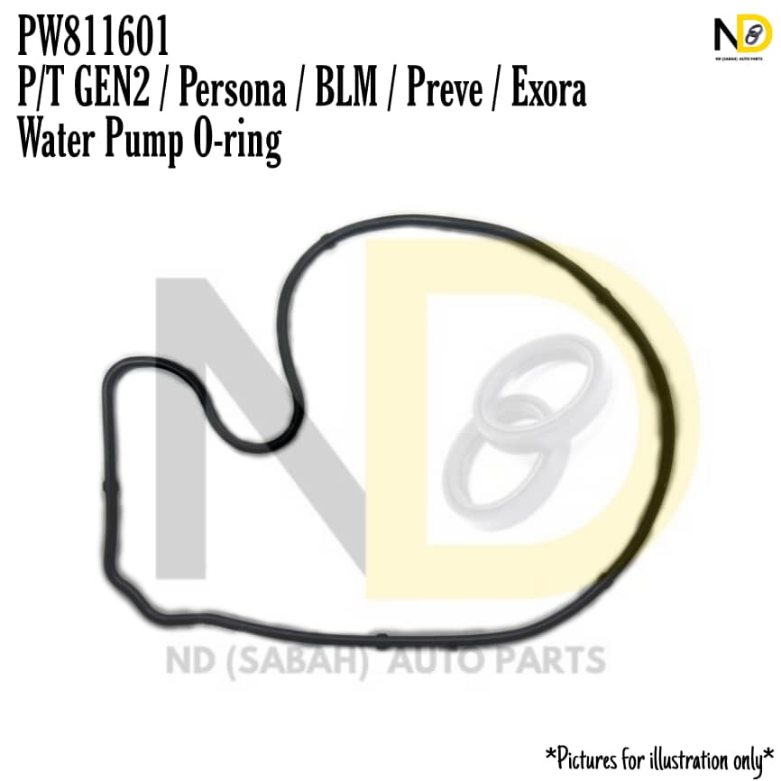 PROTON GEN2 / PERSONA / BLM / PREVE / EXORA WATER PUMP O-RING PW811601 ...
