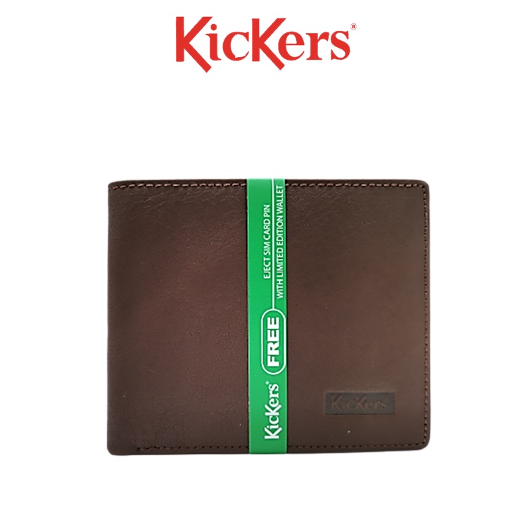 Kickers Genuine Leather Wallet 💯 % Original | Shopee Malaysia