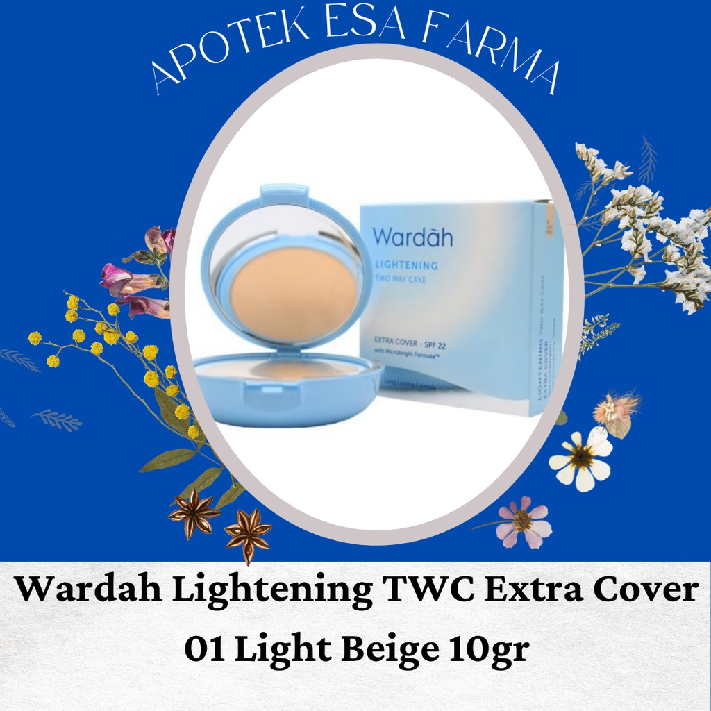 Wardah Lightening TWC Extra Coverr 01 Light Beige 10g | Shopee Malaysia