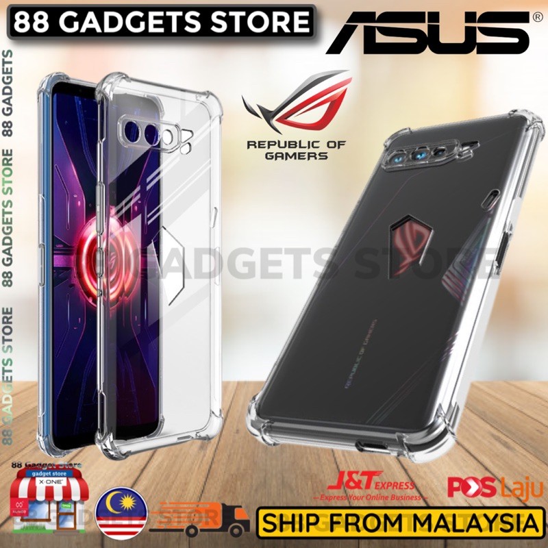 ASUS ROG Phone 3 Airbag Transparent Protection Case Cover Casing Rog3 ...