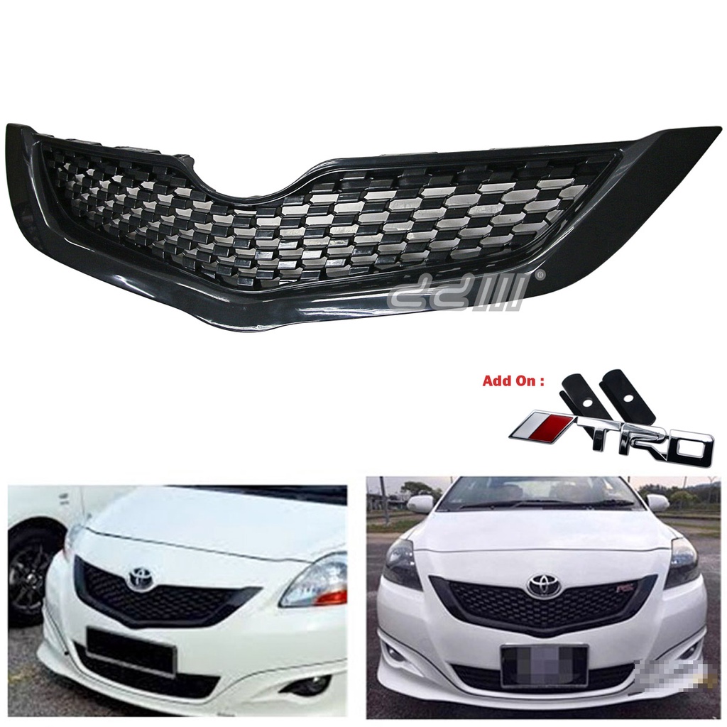 [READY STOCK] Toyota Vios NCP93 Vios Dugong BELTA Front Grille Black 2008-2013 Can Add TRD logo ...