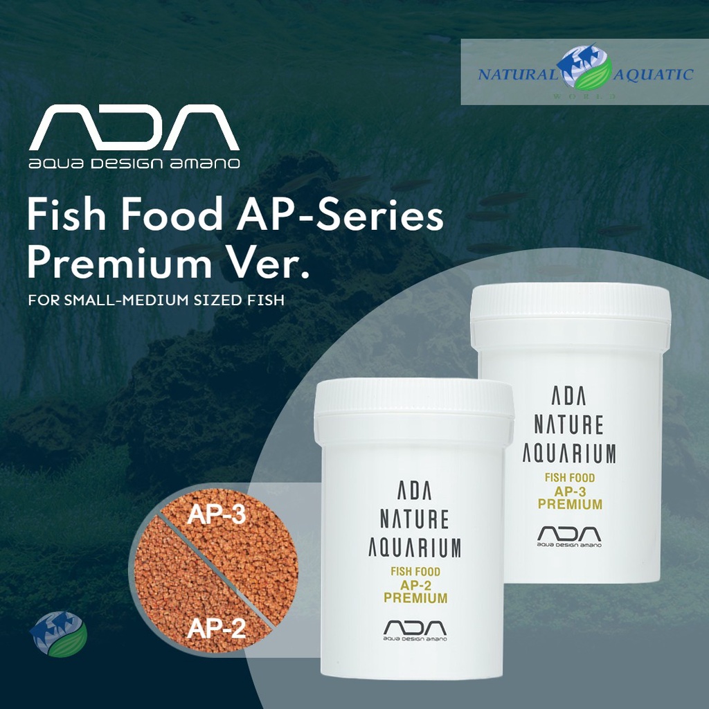 ADA Fish Food AP-series Premium (35g) For all SMALL and MEDIUM aquarium ...