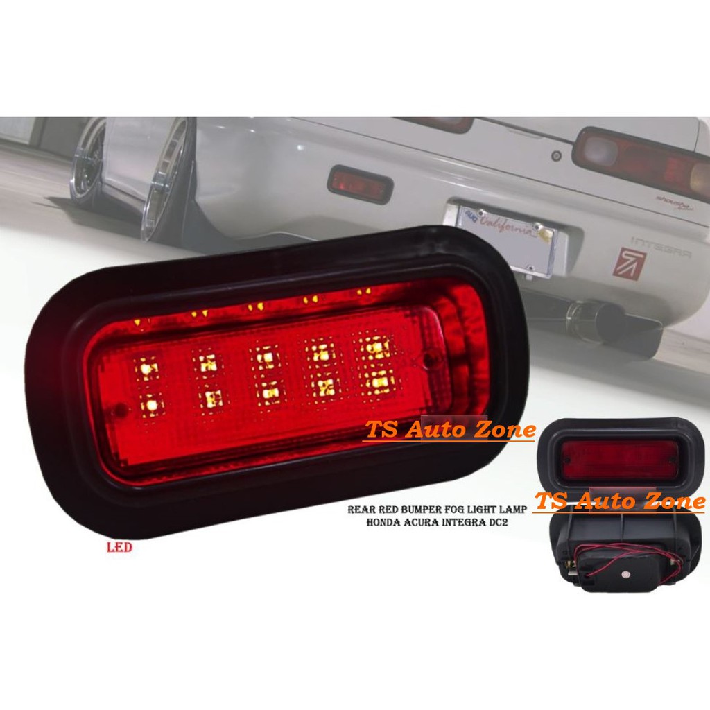 Jdm Style Rear Bumper Fog Light , Fog Lamp Honda Integra DC2 , Civic ...
