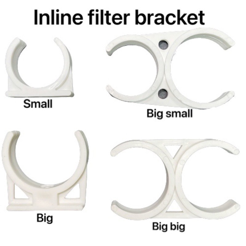 Inline filter bracket / frame / clip / plastic clip BIG SMALL | Shopee ...
