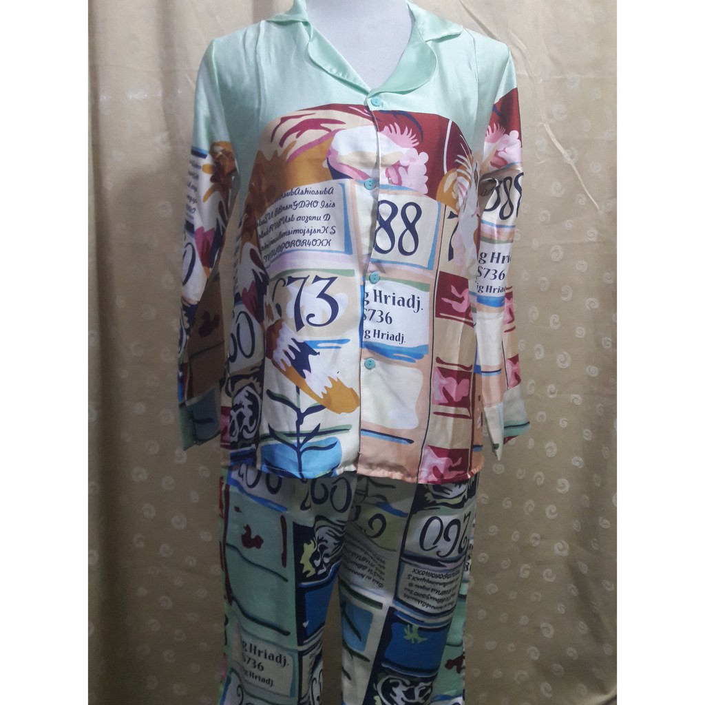 [Ready Stock] Sexy Sleepwear Pyjamas Long Sleeve Dress Baju Tidur ...