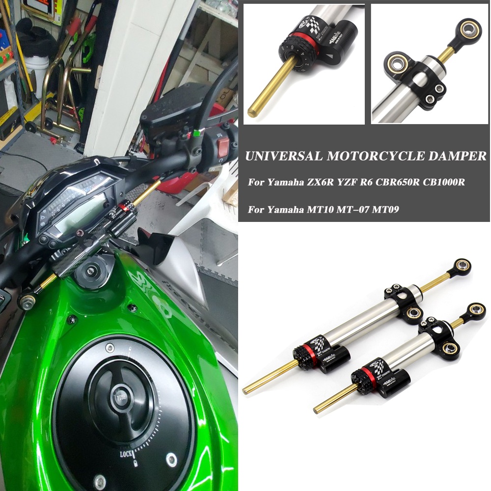 Universal Sepeda Motor Adjustable Steering Damper Stabilizer untuk ...