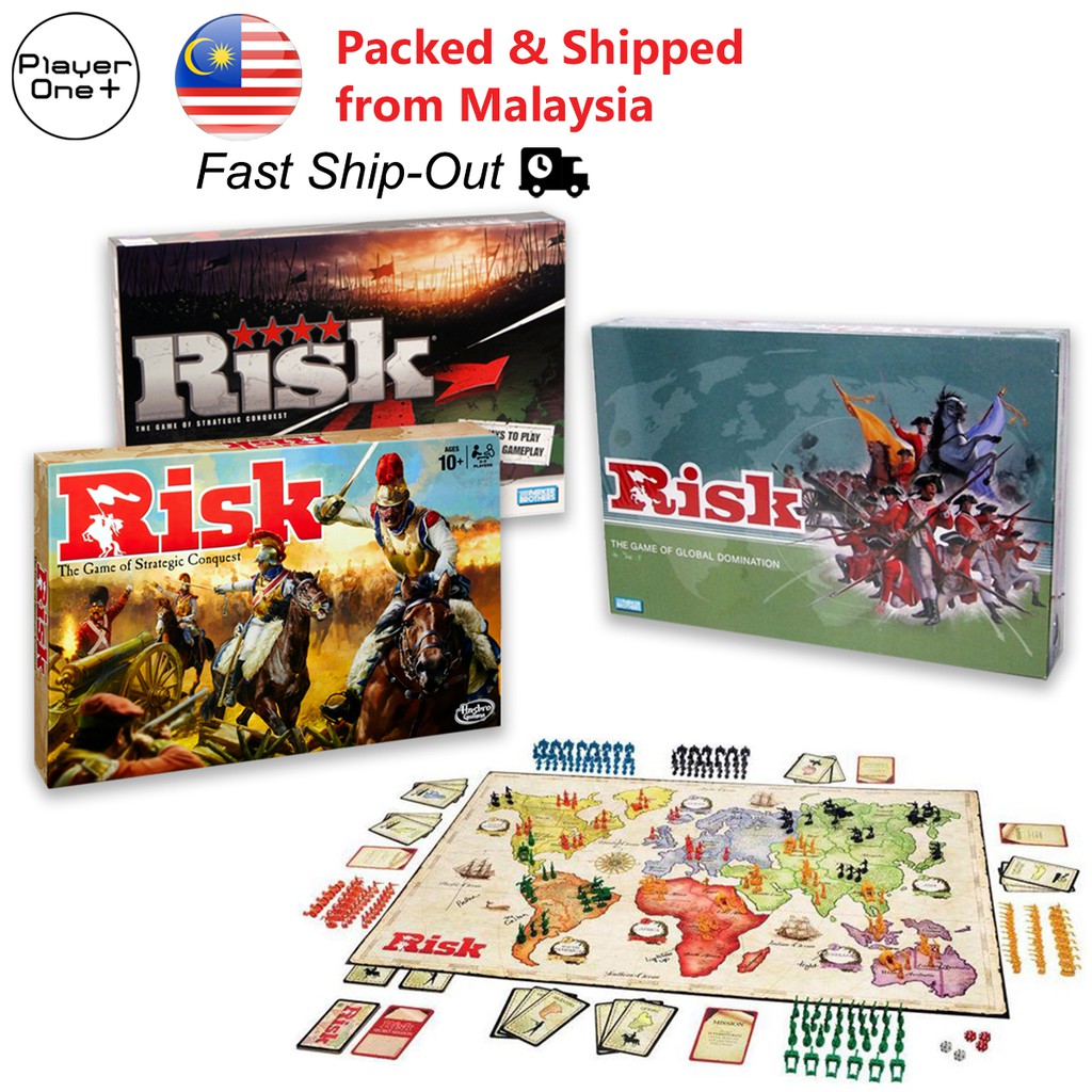 Risk Reinvention Strategic Conquest Global Domination Board Game Fun ...