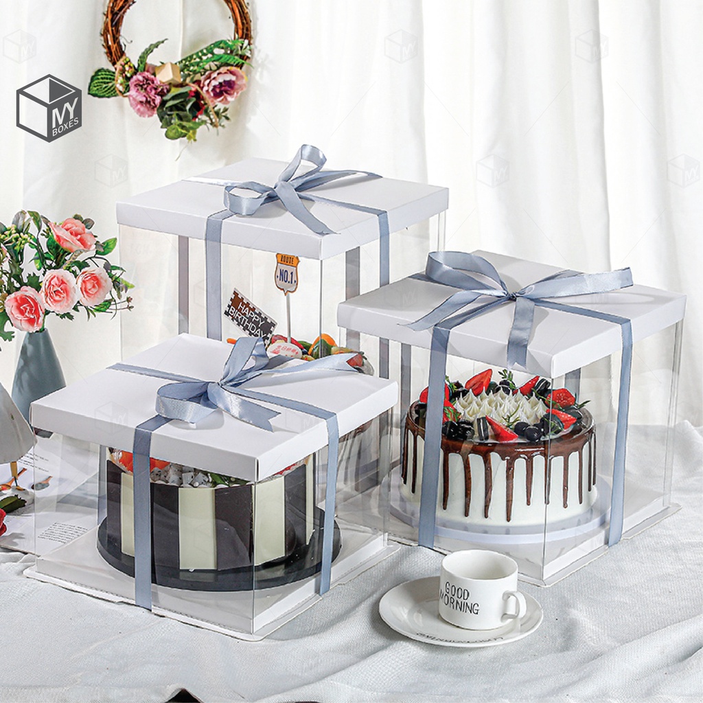 Two Layer (2 Tingkat 22/27cmcm Tinggi) Cake Box | Shopee Malaysia