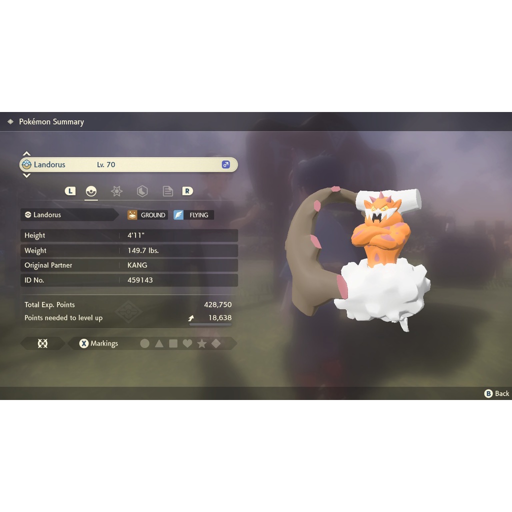 Pokemon Legends: Arceus - 6IV Landorus (Incarnate form) | Shopee Malaysia