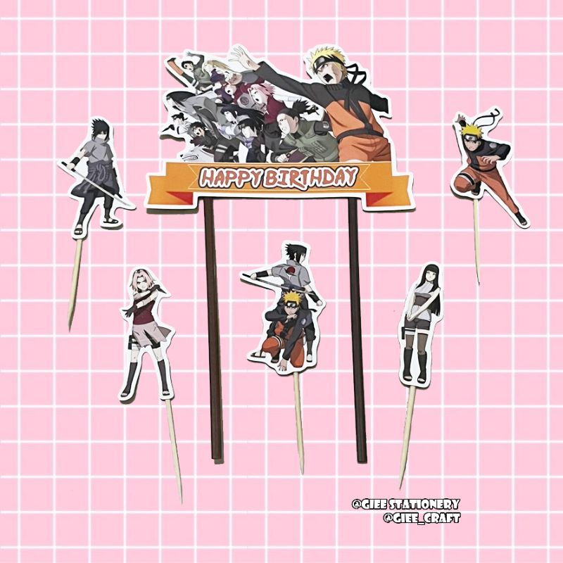 Naruto Cake Topper / NARUTO Cake Topper / NARUTO Cake Decoration ...