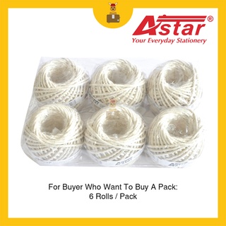 ASTAR Cotton Twine White Parcel String Tali Ikat Tali Putih (4mm / 3 ...