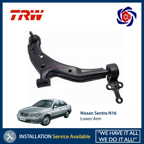 Nissan Sentra N16 TRW Lower Arm Control Arms Suspension (1pc) | Shopee ...