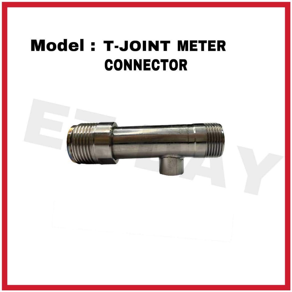 (Ready Stock) T-Joint Meter Connector Outdoor Water Filter SUS 304 EZ ...