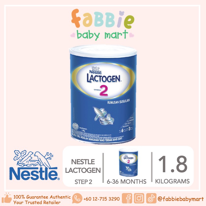 Nestlé Lactogen Step 2 Follow Up Formula from 6 Month to 3 Years - 1 ...