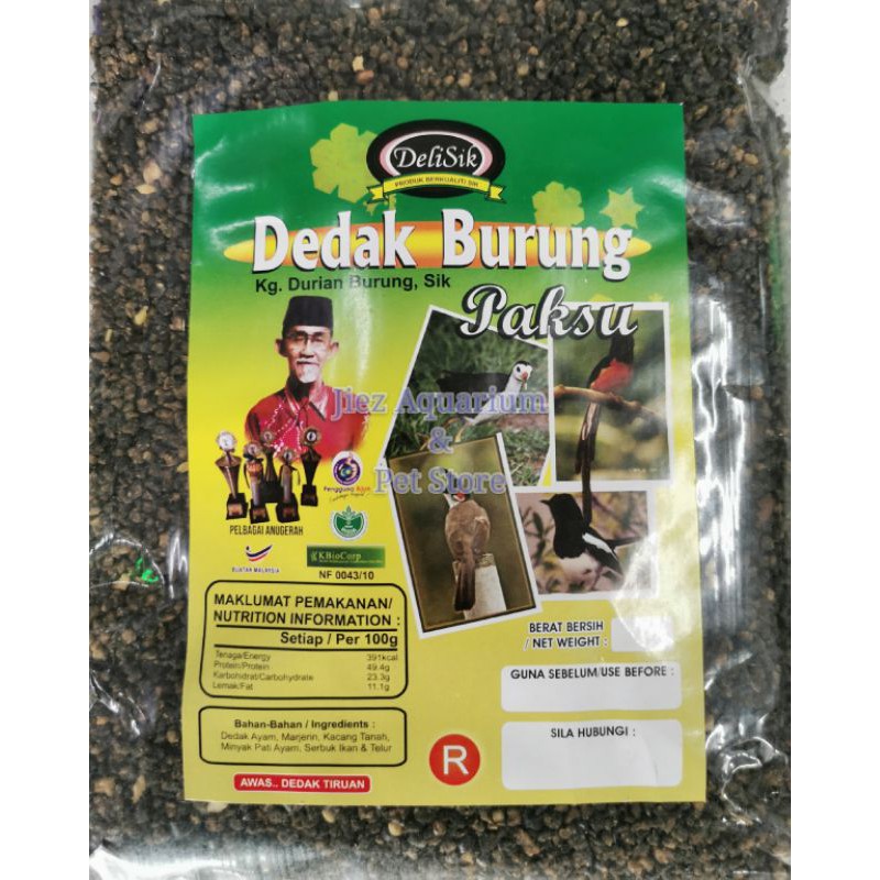 # Dedak Burung Paksu # Makanan burung paksu 300g # | Shopee Malaysia