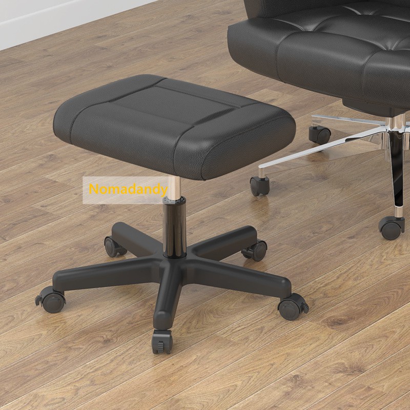 Height Adjustable Leg Rest Ottoman Ergonomic Chair Stool with Lockable ...