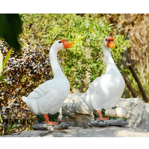 🏡Home Sweet Home🏡 Hiasan Angsa White Goose Rural Style Decoration ...
