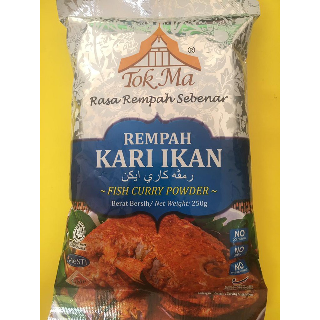 TOKMA REMPAH KARI IKAN 250G | Shopee Malaysia