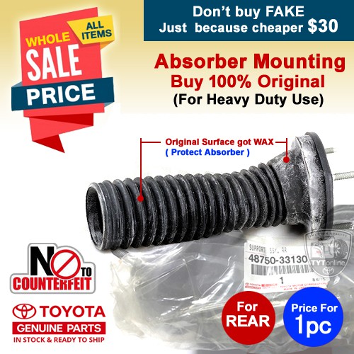 Camry (2006-18) Rear Absorber Mounting & Boot & Bearing ACV40 ACV41 ...