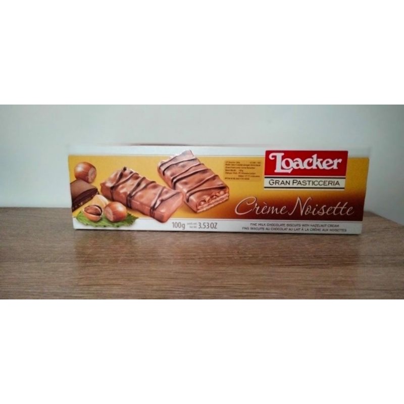 Loacker Chocolate Biscuit Creme Noisette | Shopee Malaysia
