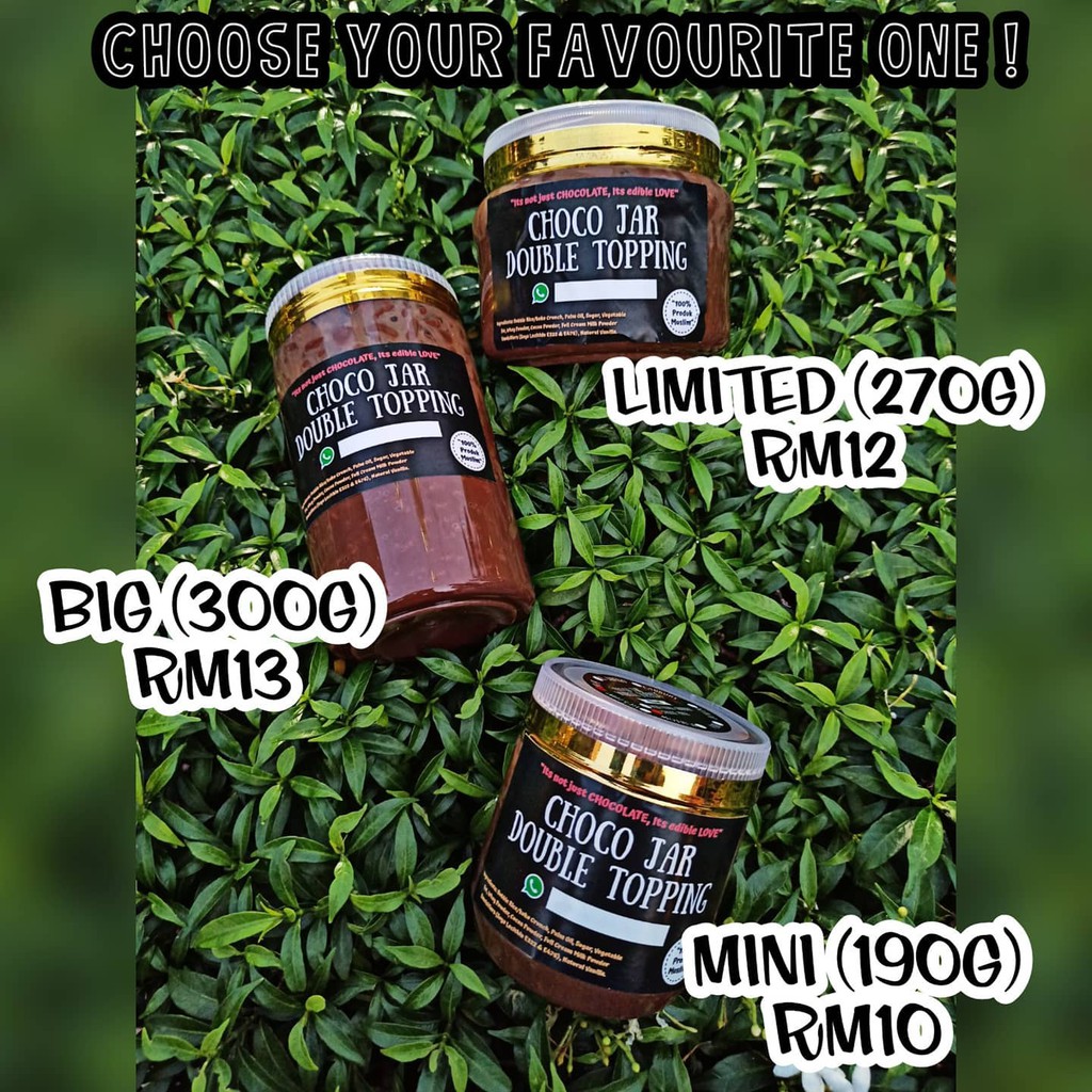 Hot Selling !! Chocojar Double Toppings (Bubble Rice) | Shopee Malaysia