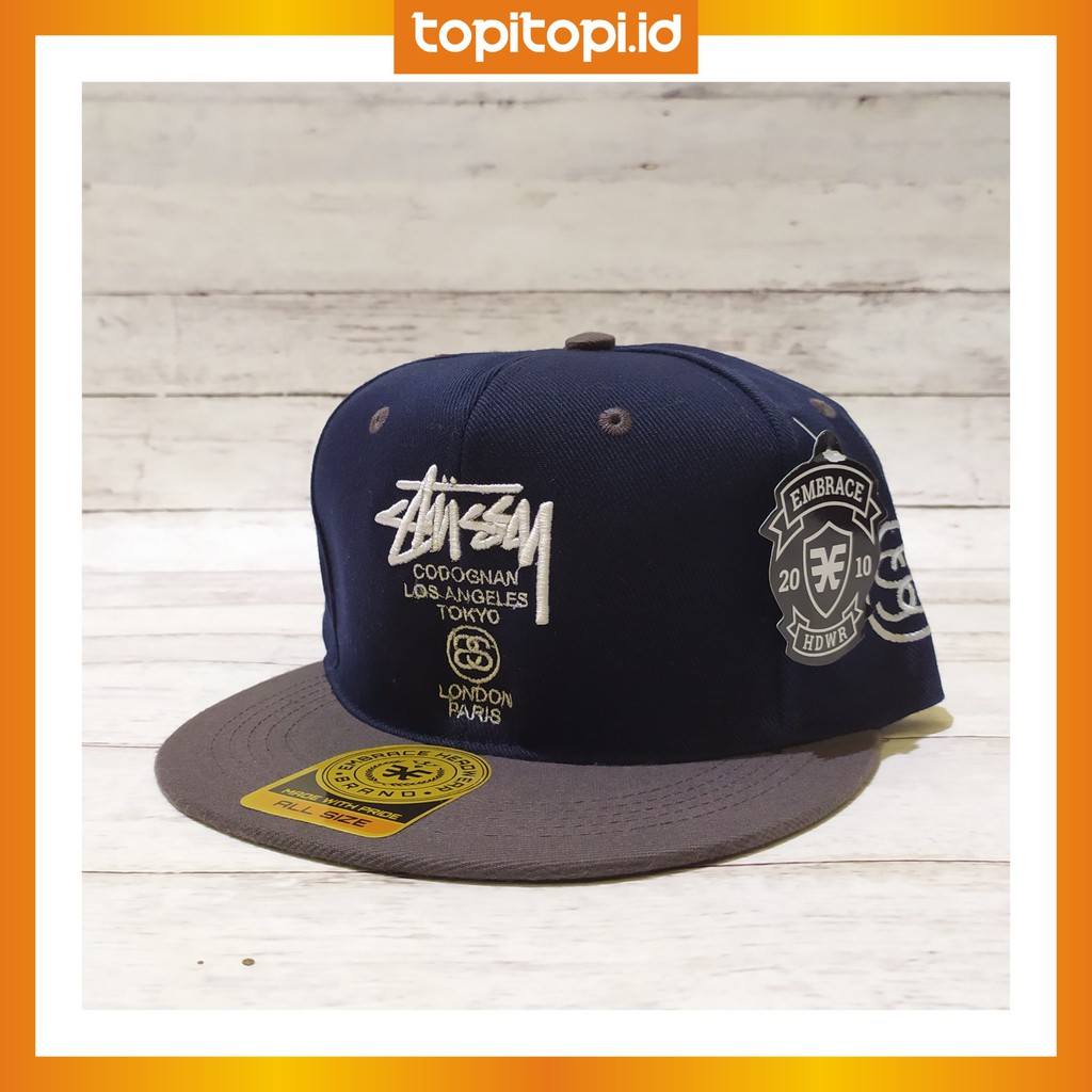 Stussy Embrace Snapback Distro Cap | Shopee Malaysia