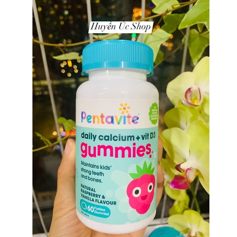 Gummies Pentavite Calcium Supplement & Vitamin D3 - Supports Strong ...
