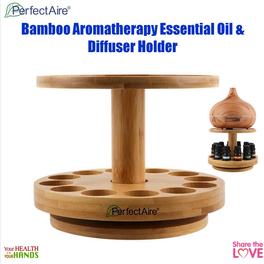 [ORIGINAL]PERFECTAIRE Bamboo Aromatherapy Essential Oil & Diffuser ...