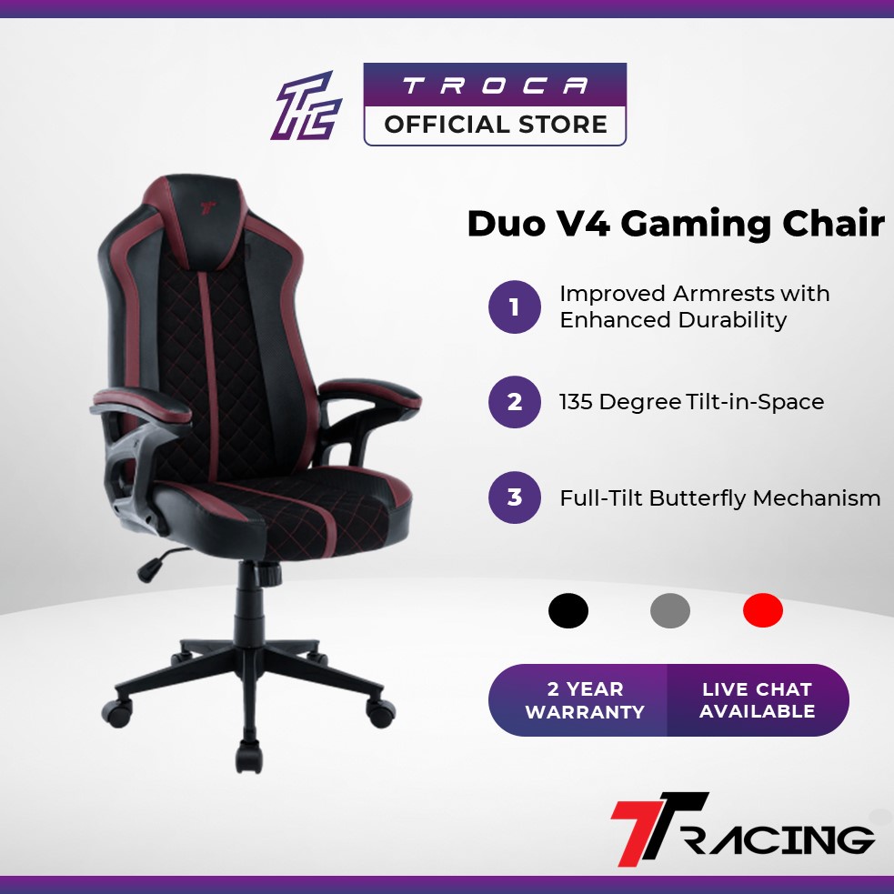 TTRacing Duo V3 / Duo V4 Pro Gaming Chair Office Chair Kerusi Gaming ...