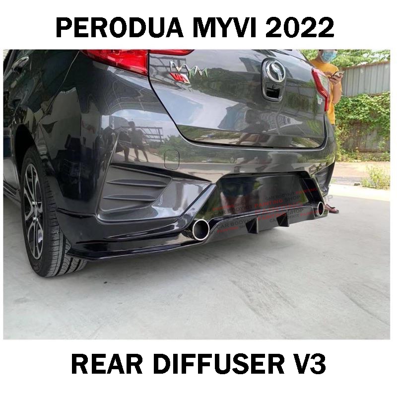 PERODUA MYVI 2022 FACELIFT OEM STYLE FULLSET SKIRTING -WITH PAINTING ...