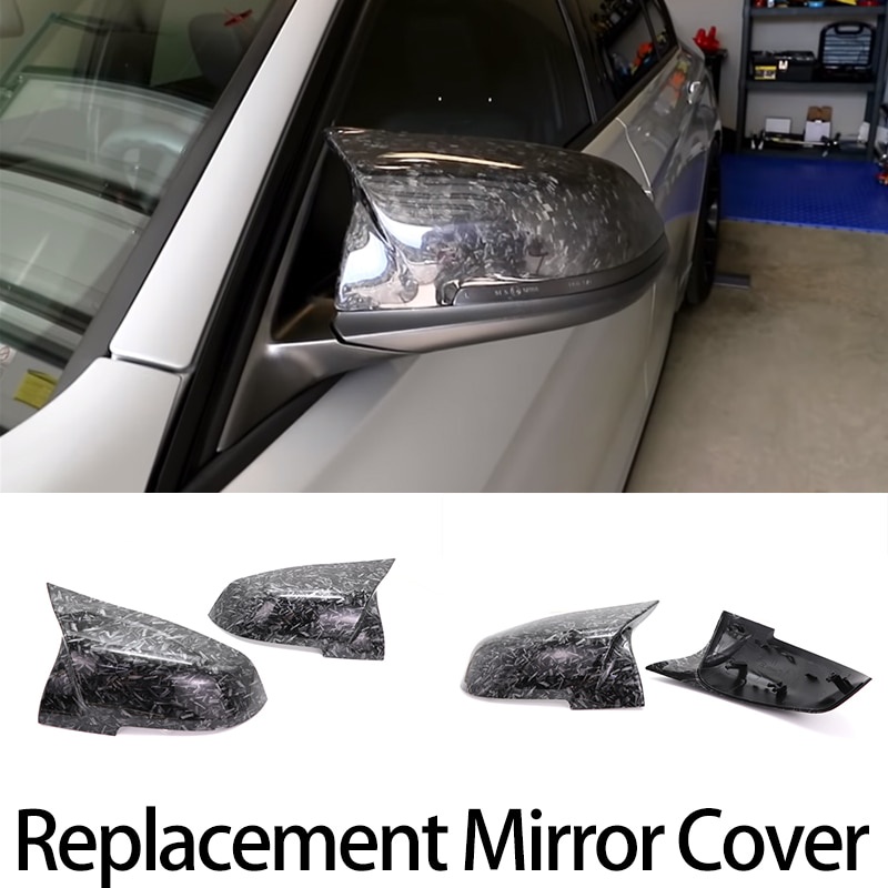 Forged Carbon Pattern Side Wing Mirror Cover for BMW 1 2 3 4 X1 Series ...