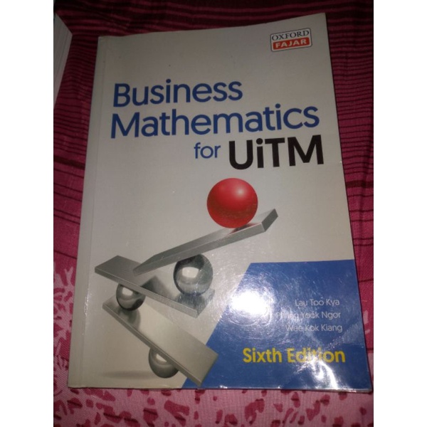 Business Mathematics Uitm Sixth Edition | Shopee Malaysia