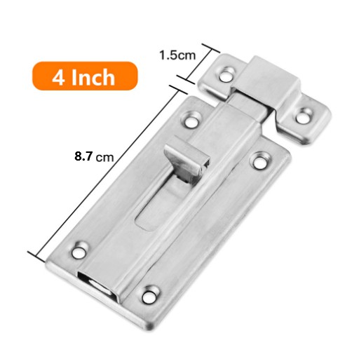 Stainless Steel Square Latch Door Latch Door Slug Steel Square Bolt ...