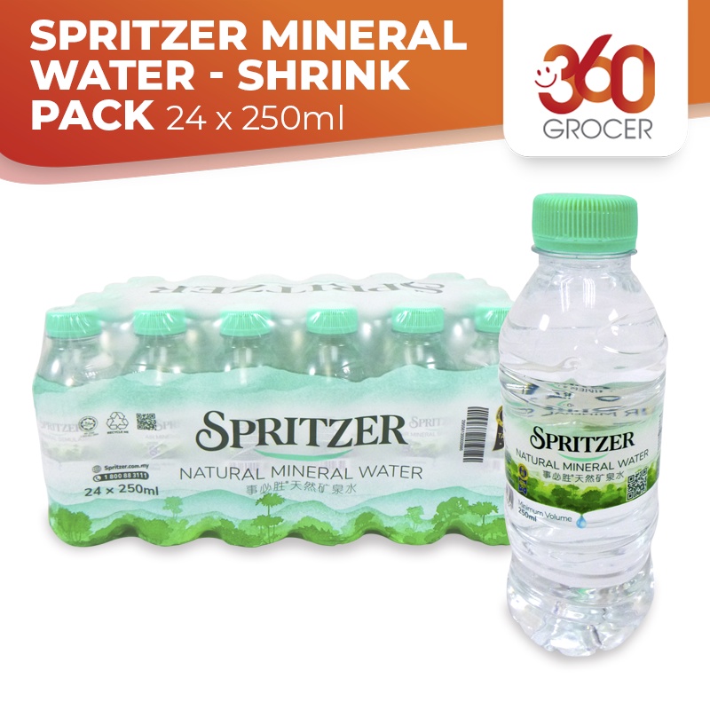 SPRITZER MINERAL WATER - SHRINK PACK - 24 X 250ML | Shopee Malaysia