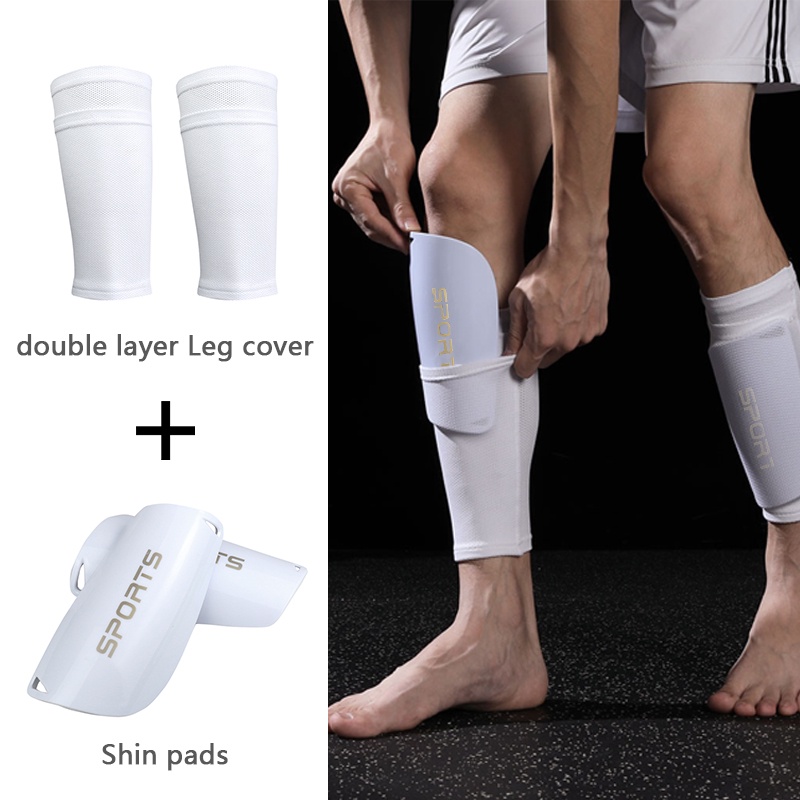 1 Set With Pockets Football Professional Leg Cover Sports Football Shin ...