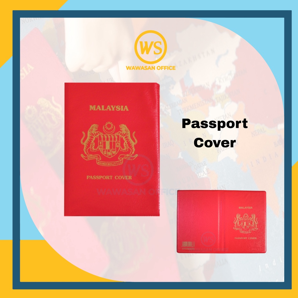 Malaysia Passport Cover Leather Malaysian Passport Holder Leather Pasport Cover Faux Leather 护照套
