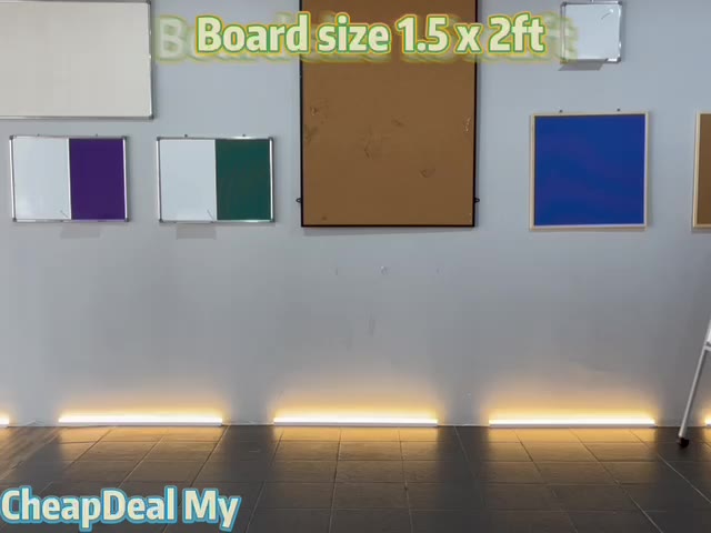 papan putih magnetik flip chart/ Whiteboard Flip Chart board BLACK ...