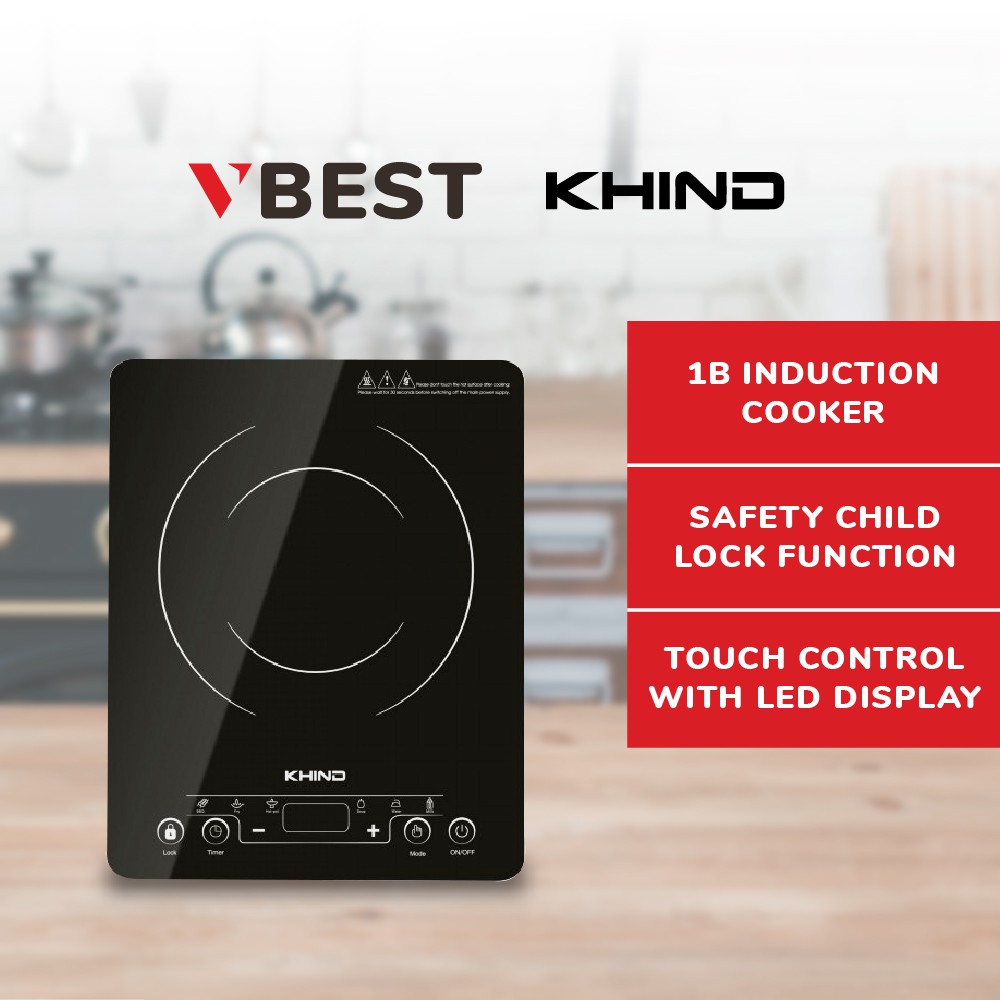 KHIND Induction Cooker IC1600 | Shopee Malaysia