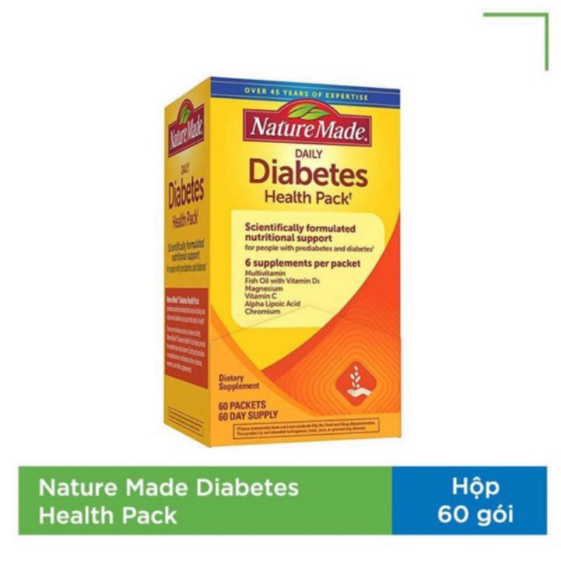 Nature Made Diabetes Health Pack Daily 60 Days | Shopee Malaysia