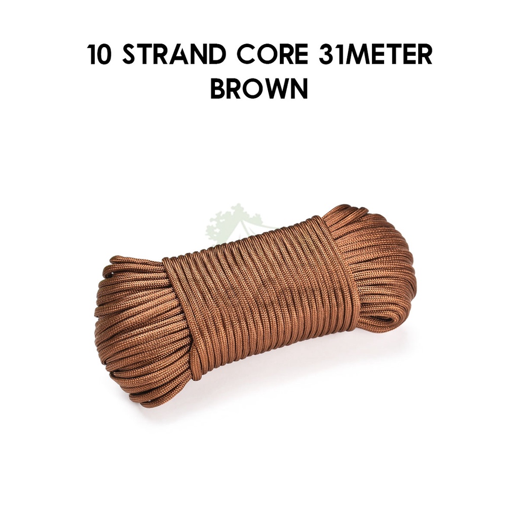 9 / 10 Strand Core 4mm 31m 100m Paracord Rope Parachute Cord Military ...