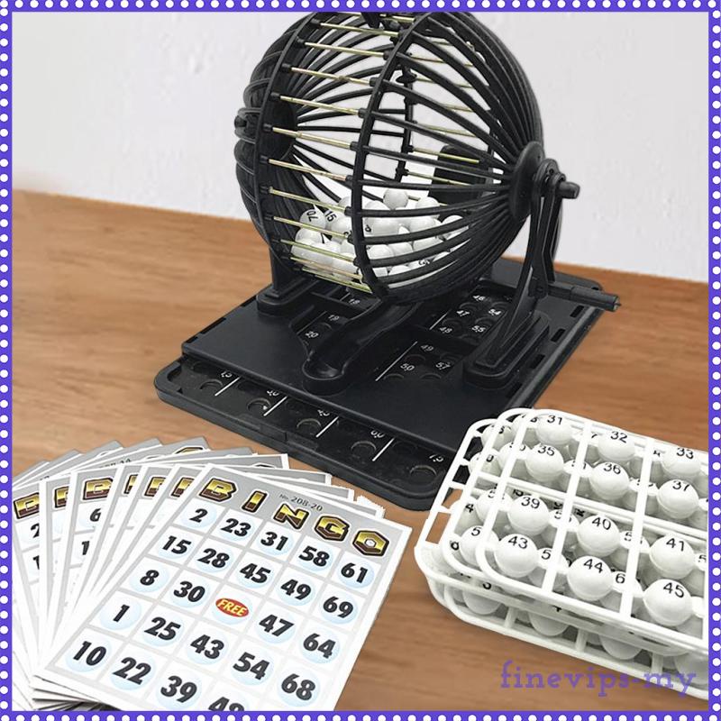 [finevipsMY] Bingo Neo Bingo Lotto Machine for Home Entertainment Table ...