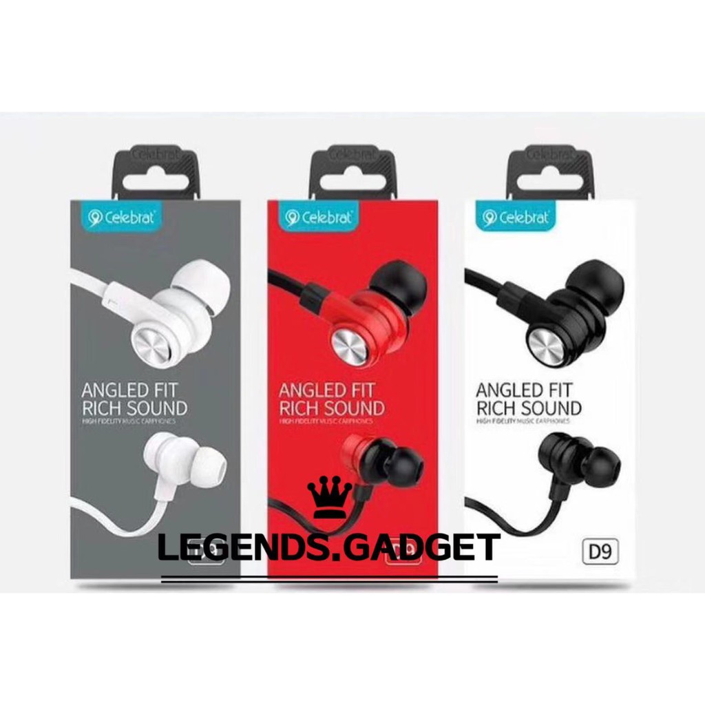 💯CELEBRAT ANGLED FIT RICH SOUND D9 (HIGH FIDELITY MUSIC EARPHONES ...