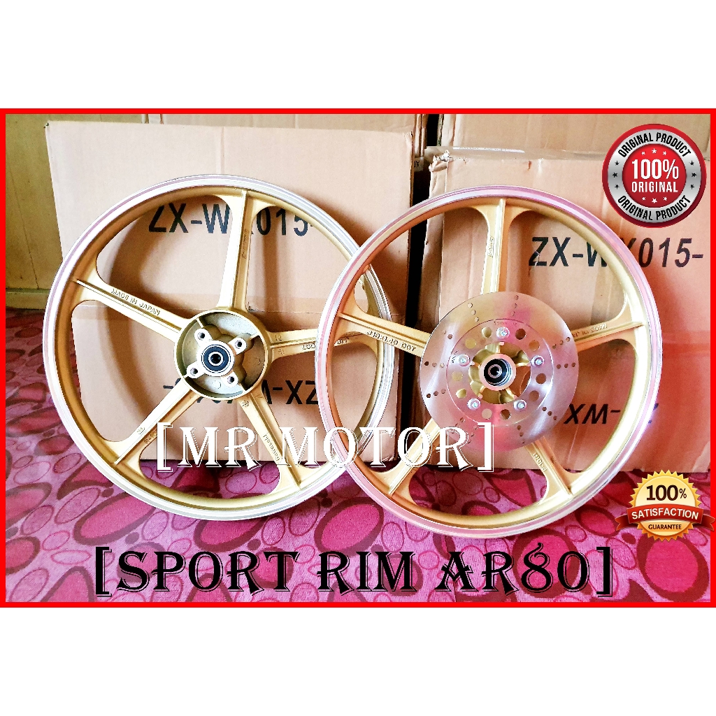 Sport Rim AR80 (5 Batang) Enkei Kawasaki Made In Japan Siap Bearing dan ...