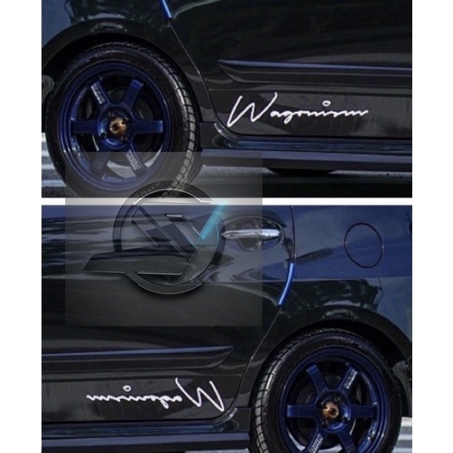 (Ready Stock ) S426# 2pc Wagonism Signature Door Side Vinyl Sticker ...