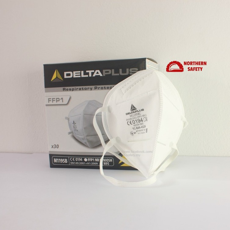 Delta Plus N95 Disposable Mask - 1195B (Box of 30 pcs) | Shopee Malaysia