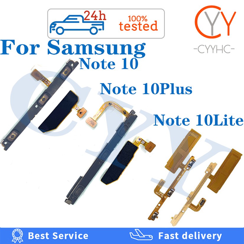 Volume Button Power Switch On Off Button Flex Cable For Samsung Galaxy Note 10 / Note10 Plus ...