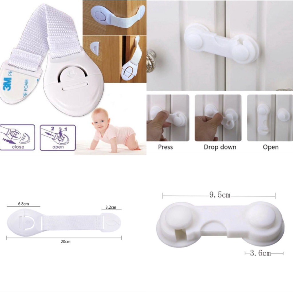 💥GoldPlus💥 Baby Safety Lock Child Infant Kids Drawer Door Cabinet ...