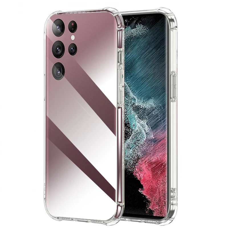 Soft TPU Clear Shockproof Case Samsung Galaxy S24 Ultra S23 S21 S20 FE S22 Ultra S10 Lite Plus ...