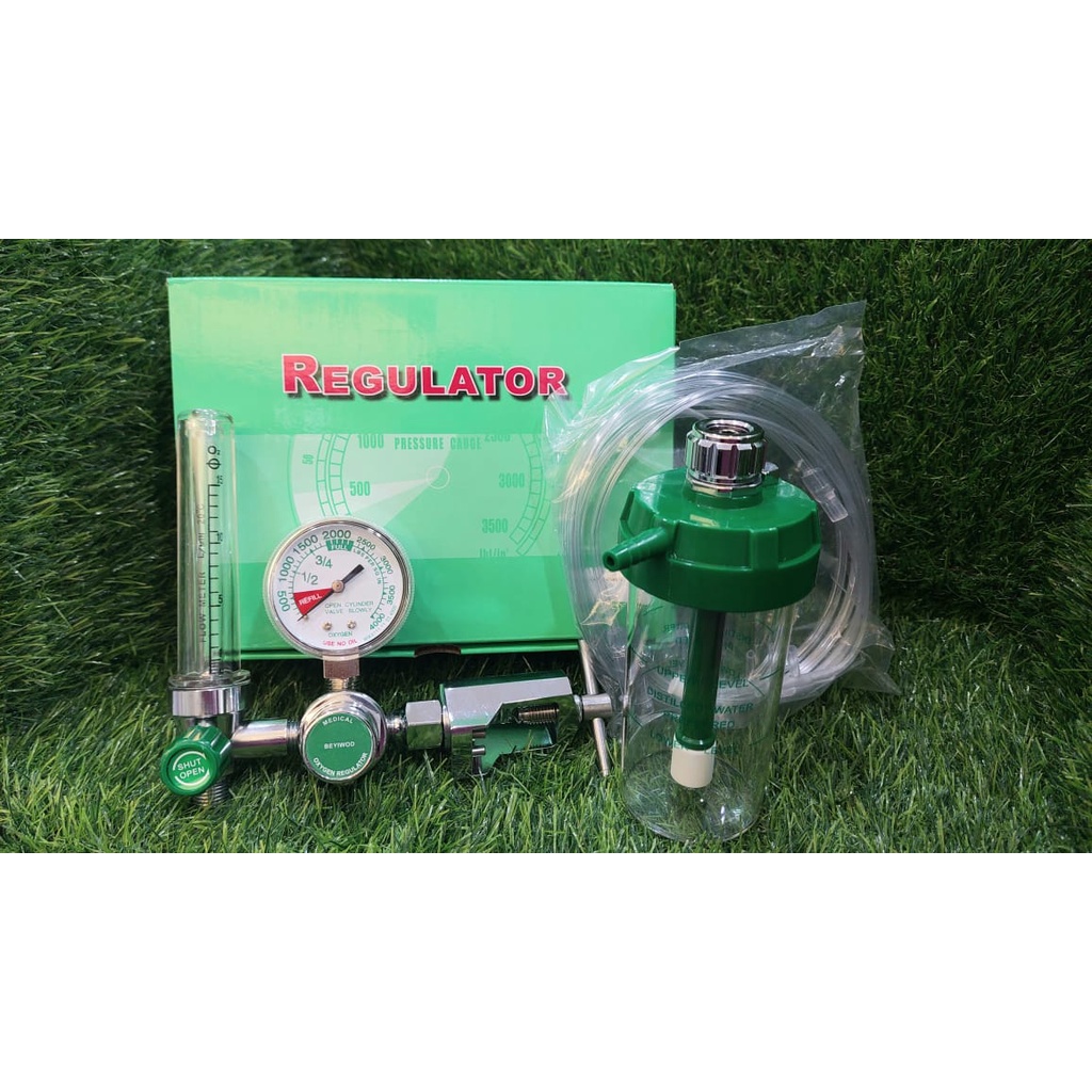 OXYGEN REGULATOR WITH FLOW METER PIN INDEX TYPE FOC NASAL CANNULA ...