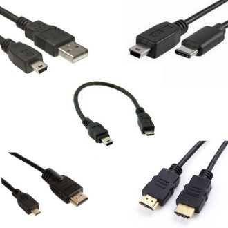 USB Type C Mini USB Cable USB-C Male To Mini-B Male Adapter. | Shopee ...